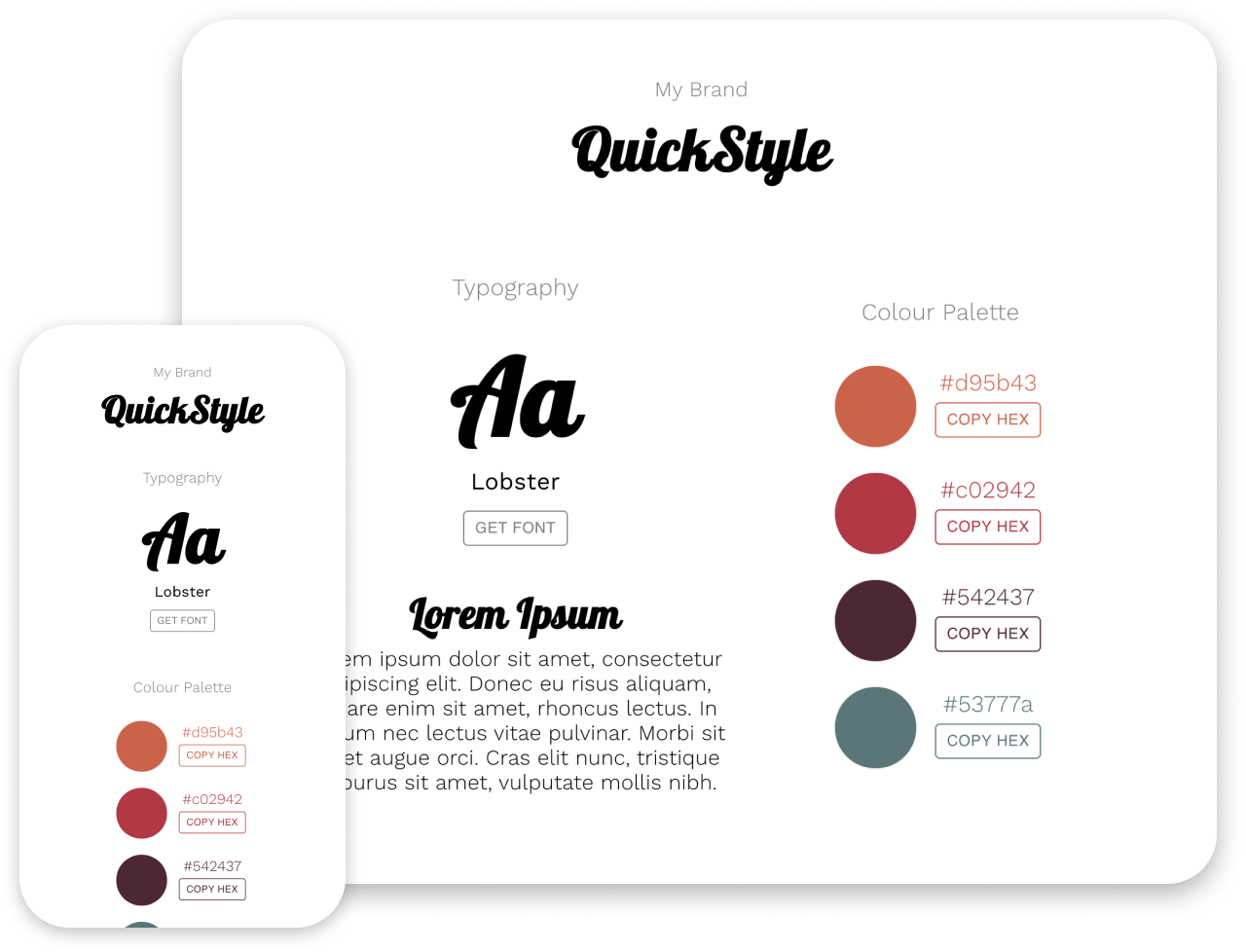 Try QuickStyle | QuickStyle